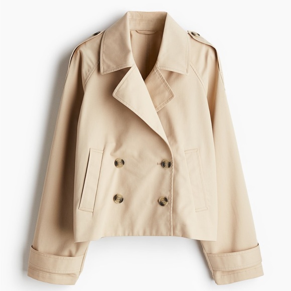 H&M | Jackets & Coats | Hm Doublebreasted Trench Coat | Poshmark